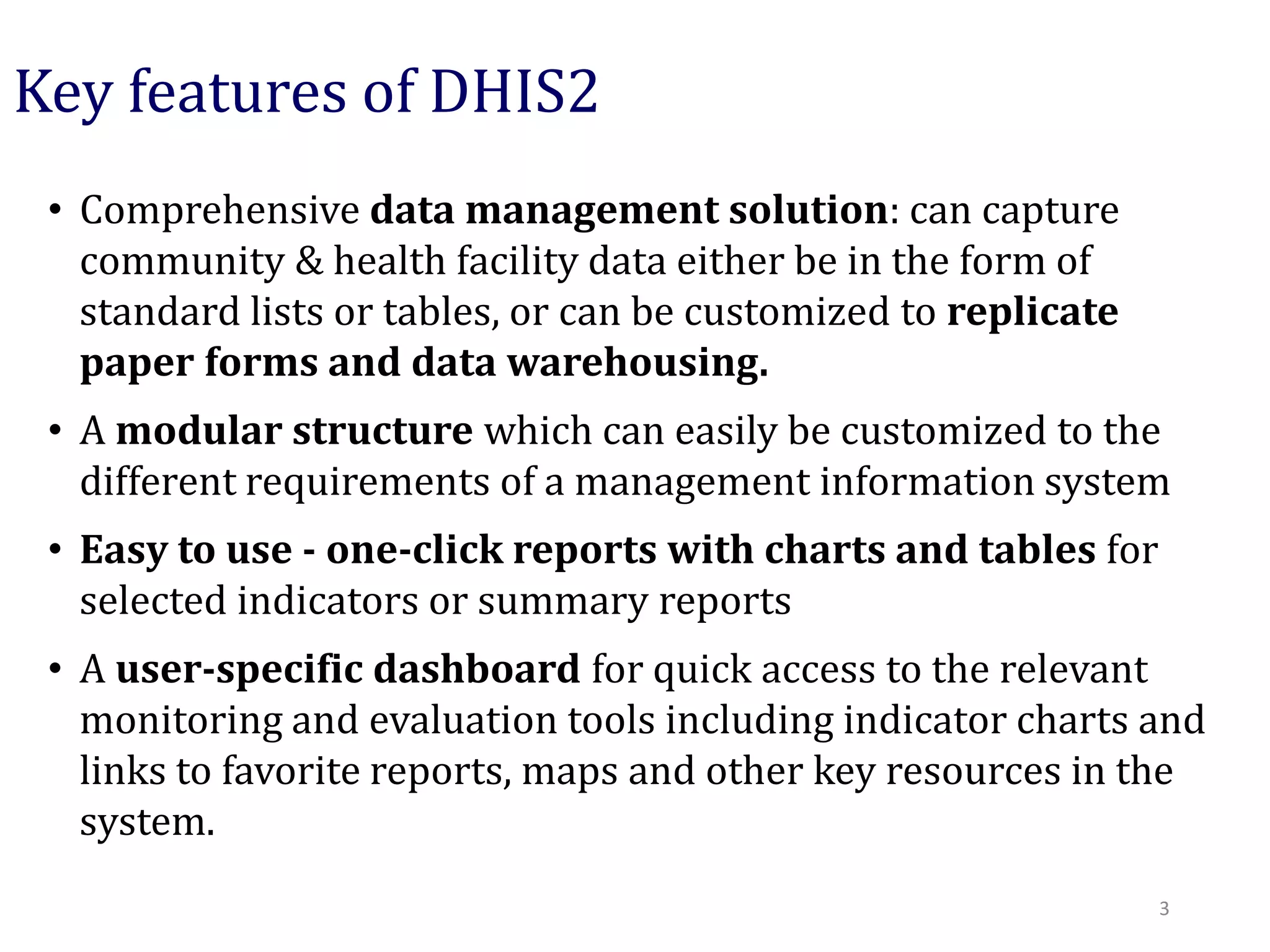 Overview of DGFP DHIS2 | PPTX