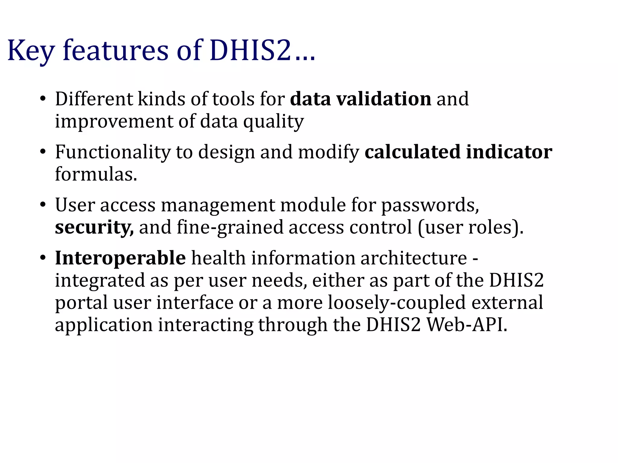 Overview of DGFP DHIS2 | PPTX