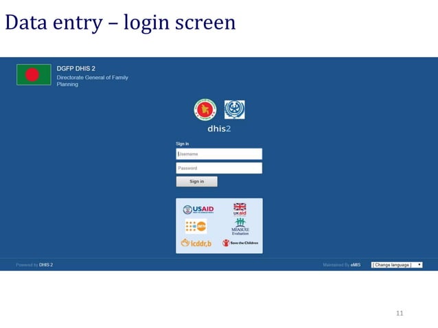 Overview of DGFP DHIS2 | PPTX