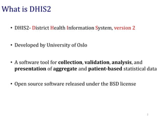 Overview of DGFP DHIS2 | PPTX