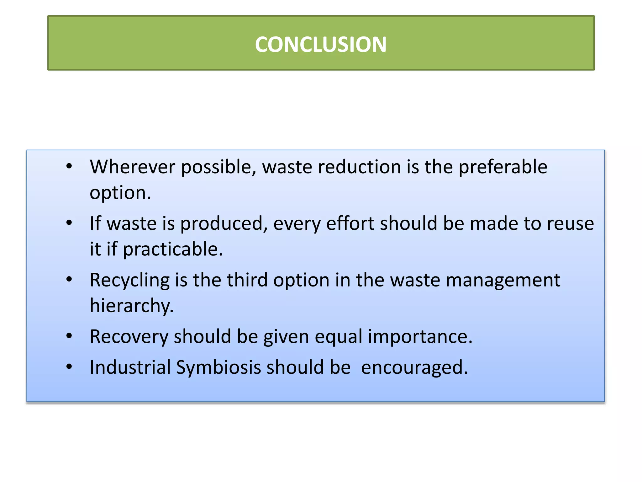 Industrial Waste Management | PPTX
