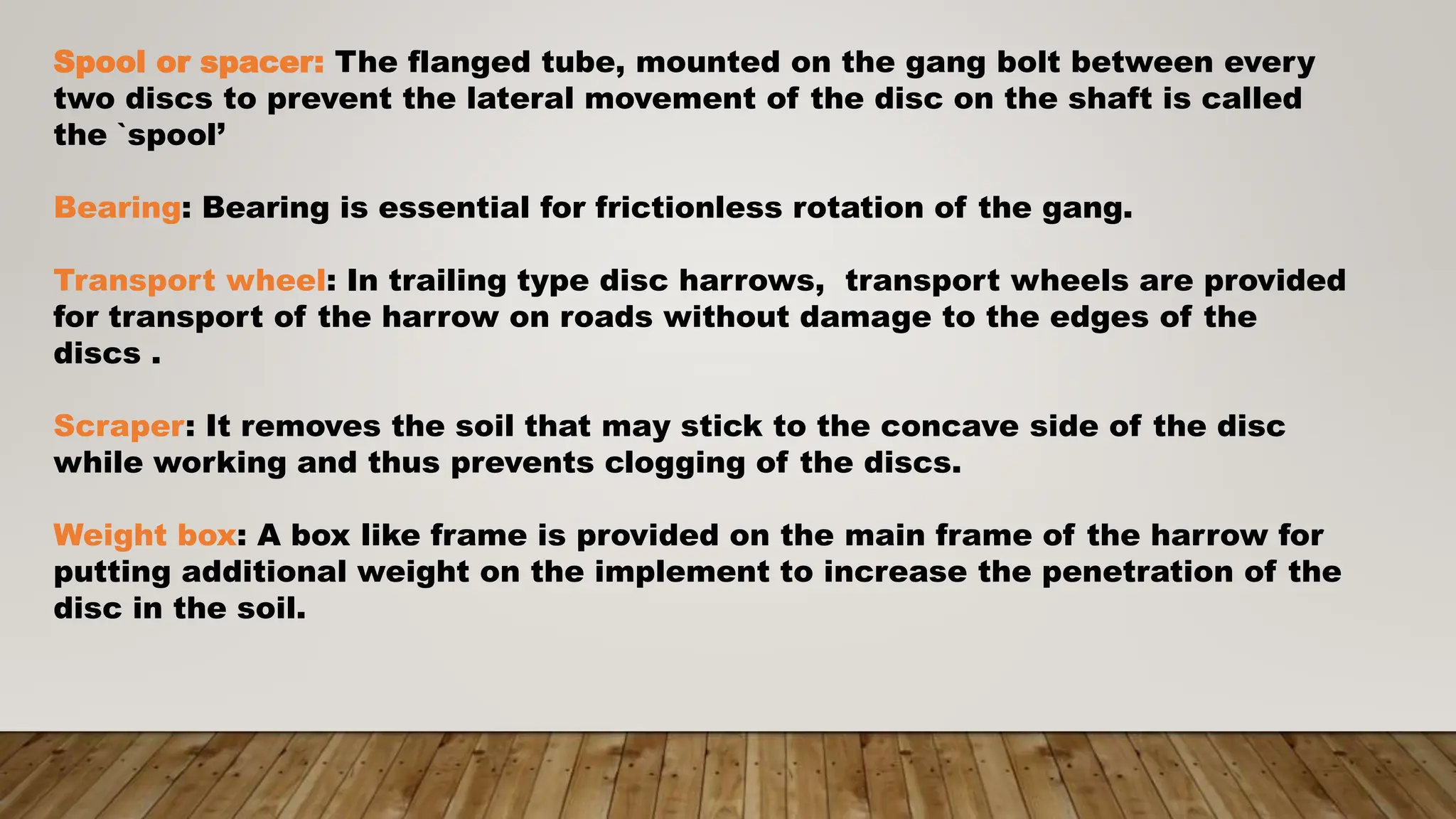 Tractor Drawn Harrows by Dhivyadharshini | PPTX