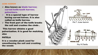 Tractor Drawn Harrows by Dhivyadharshini | PPTX