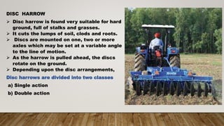 Tractor Drawn Harrows by Dhivyadharshini | PPTX