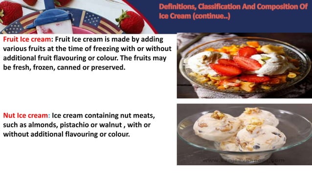 Ice cream and its classification | PPTX