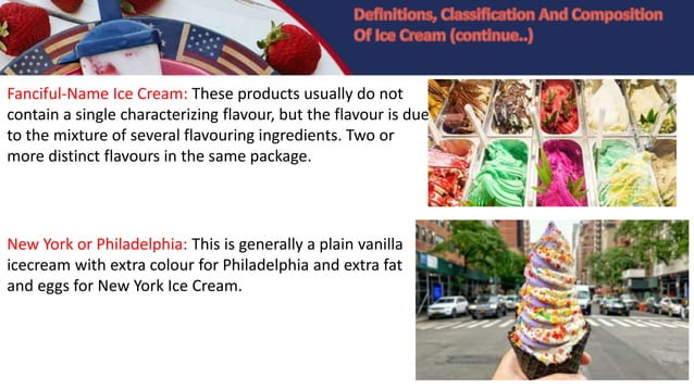 Ice cream and its classification | PPTX