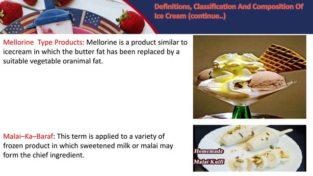 Ice cream and its classification | PPTX