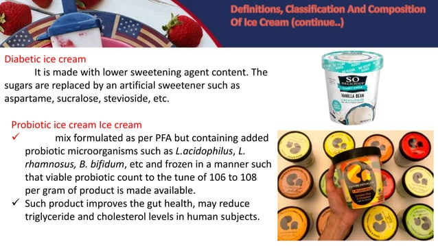 Ice cream and its classification | PPTX
