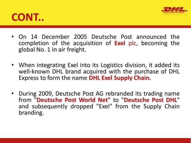 dhl.pptx | Logistics and Transportation Industry | Industries