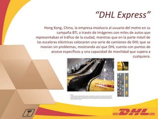 DHL estrategias BTL | PPTX