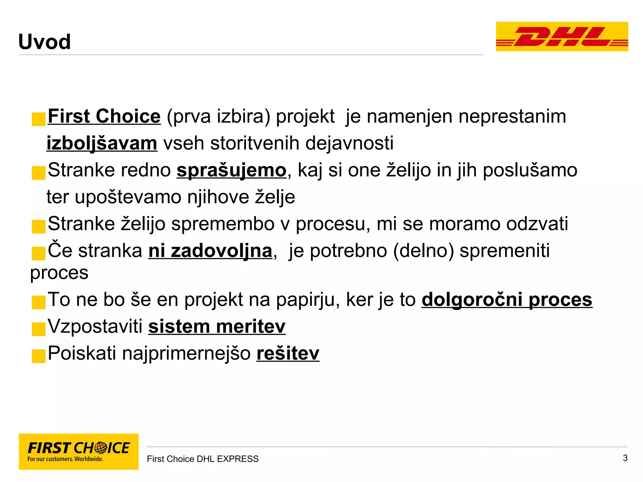 Dhl First Choice Blanka Cigler 09 11 07 | PPT