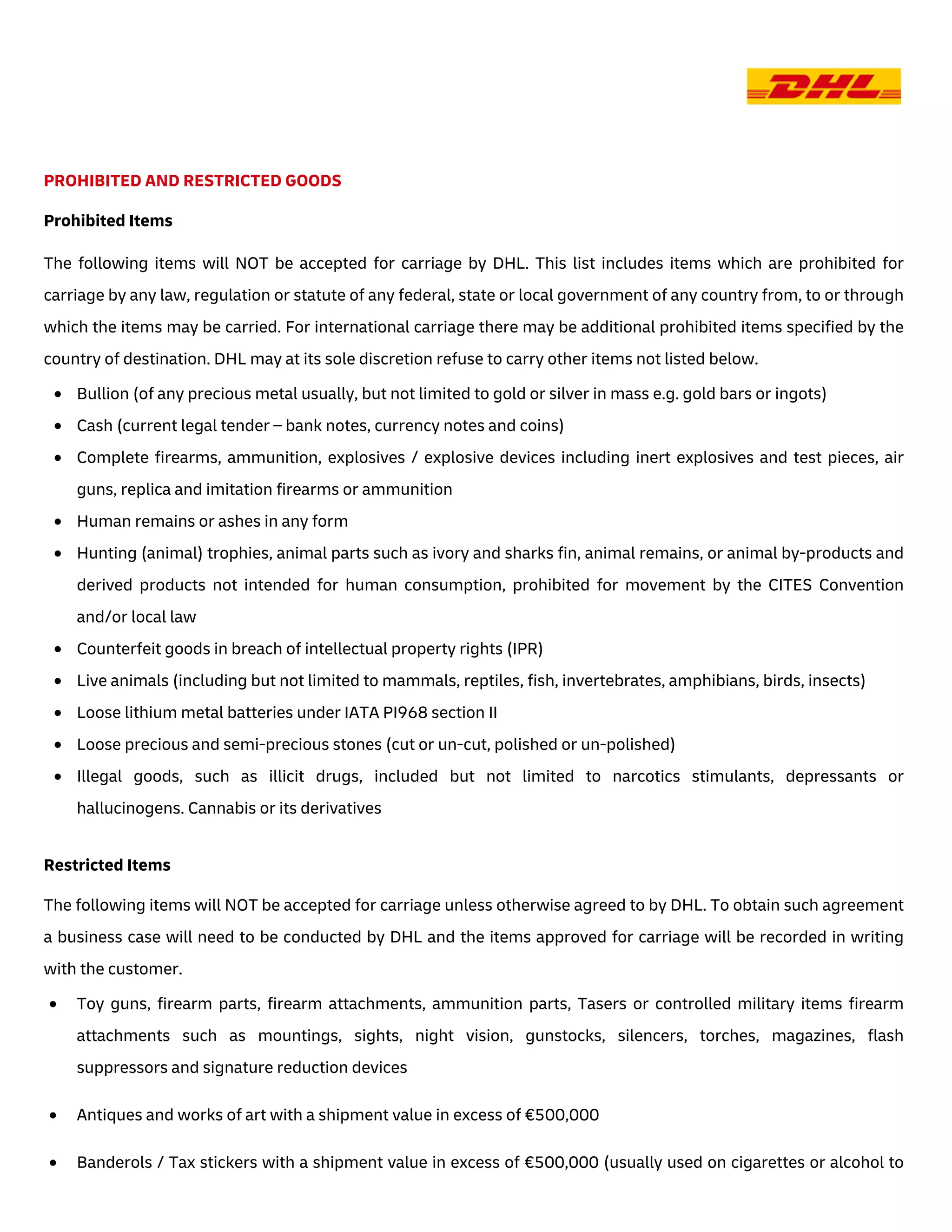 DHL Commerce Business Proposal | PDF