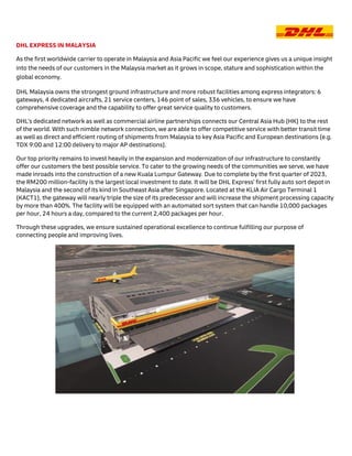 DHL Commerce Business Proposal | PDF