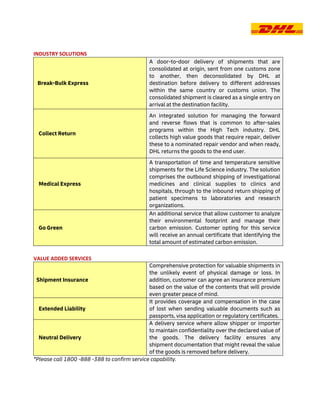 DHL Commerce Business Proposal | PDF