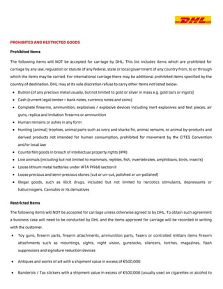 DHL Commerce Business Proposal | PDF