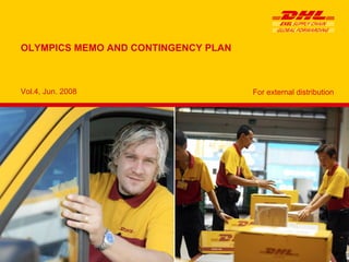 Dhl Olympics Memo | PDF