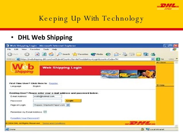 DHL Presentation | PPT | Logistics and Transportation Industry | Industries