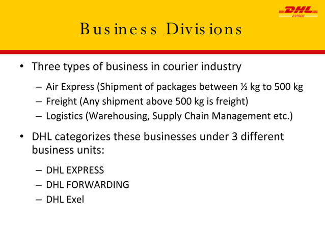 DHL Presentation | PPT | Logistics and Transportation Industry | Industries
