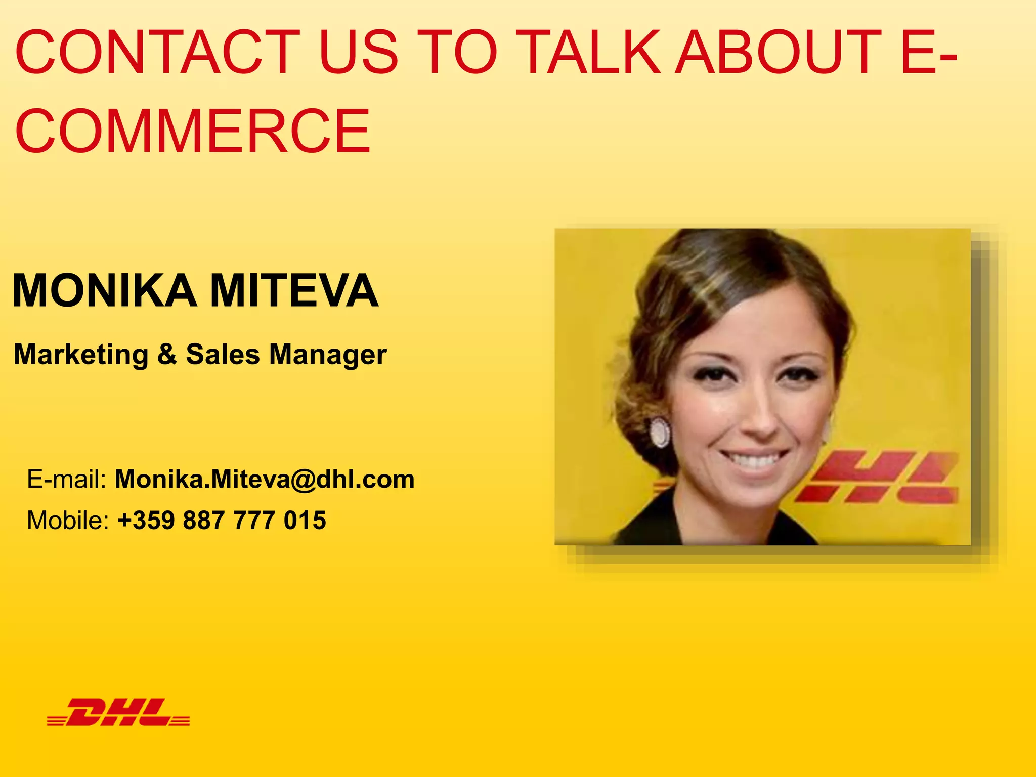 Next industrial revolution - Monika Miteva @ eCommCongress | PPT