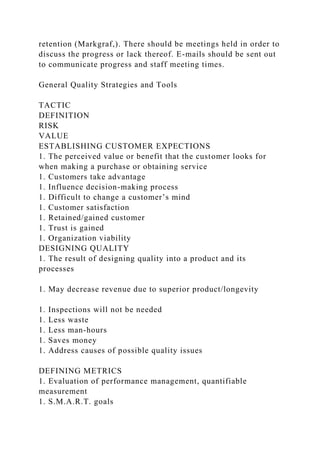 DHL Quality Control Manual Quality Management (BADM370).docx
