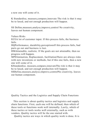 DHL Quality Control Manual Quality Management (BADM370).docx ...