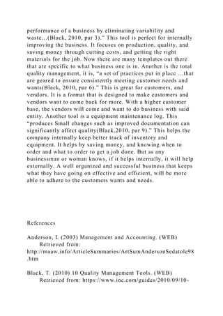 DHL Quality Control Manual Quality Management (BADM370).docx ...