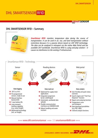 Dhl smart sensor_rfid_flyer | PDF
