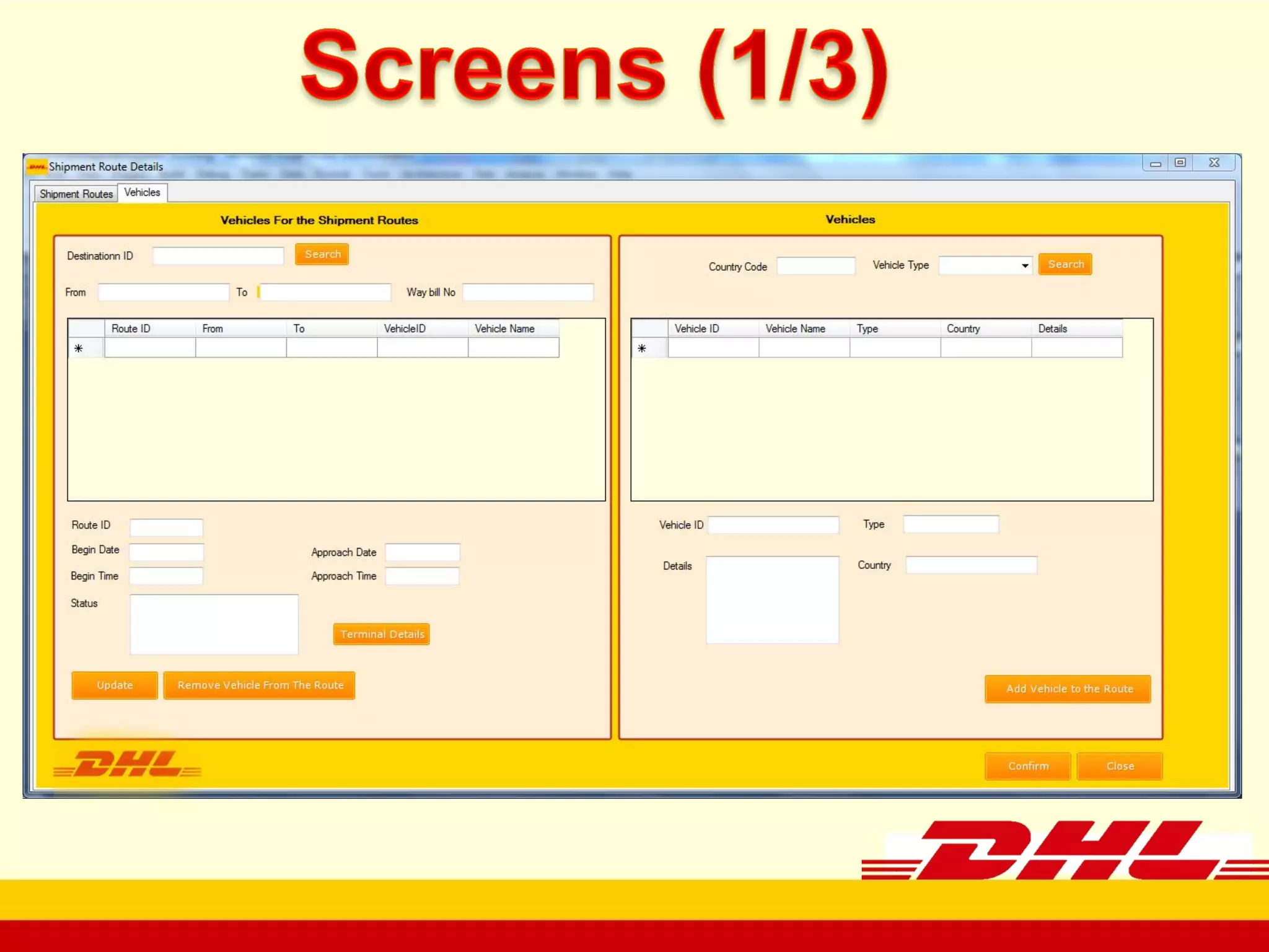 Courier Management System(Dhl software documentation) | PDF
