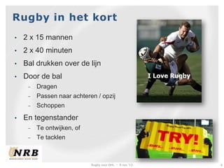 Rugby - een introductie | PPTX