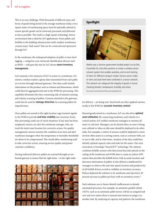 INTERNET OF THINGS IN LOGISTICS | PDF