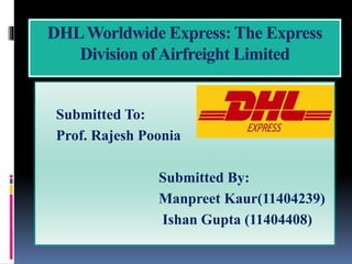 Dhl worldwide express | PPT