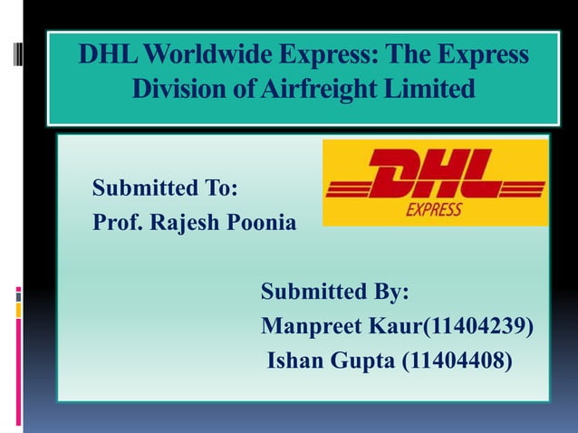 Dhl worldwide express | PPT
