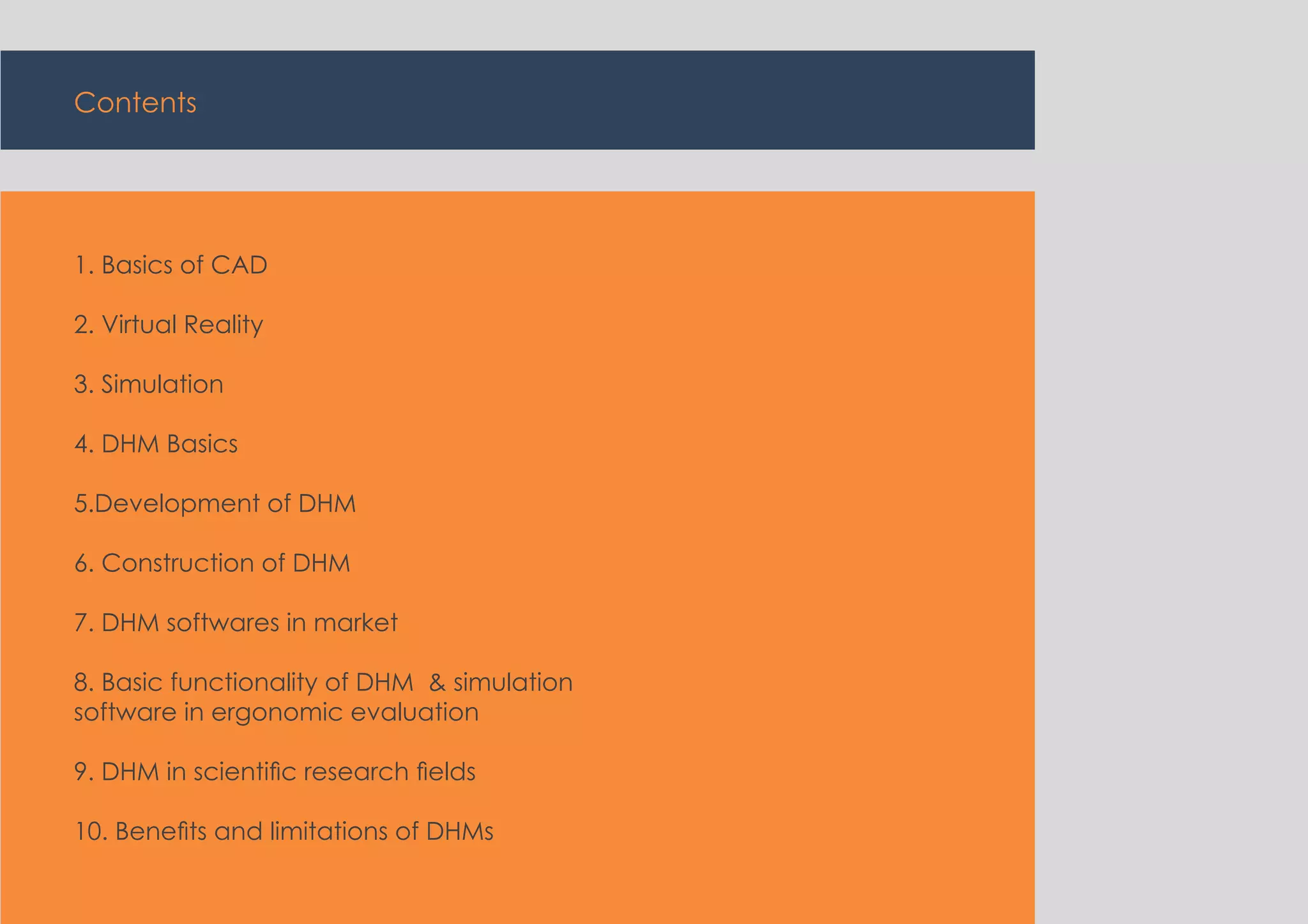 Digital Human Modelling (DHM) | PDF