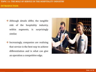 Intro to Hospitality Industry - Unit 11 | PPT