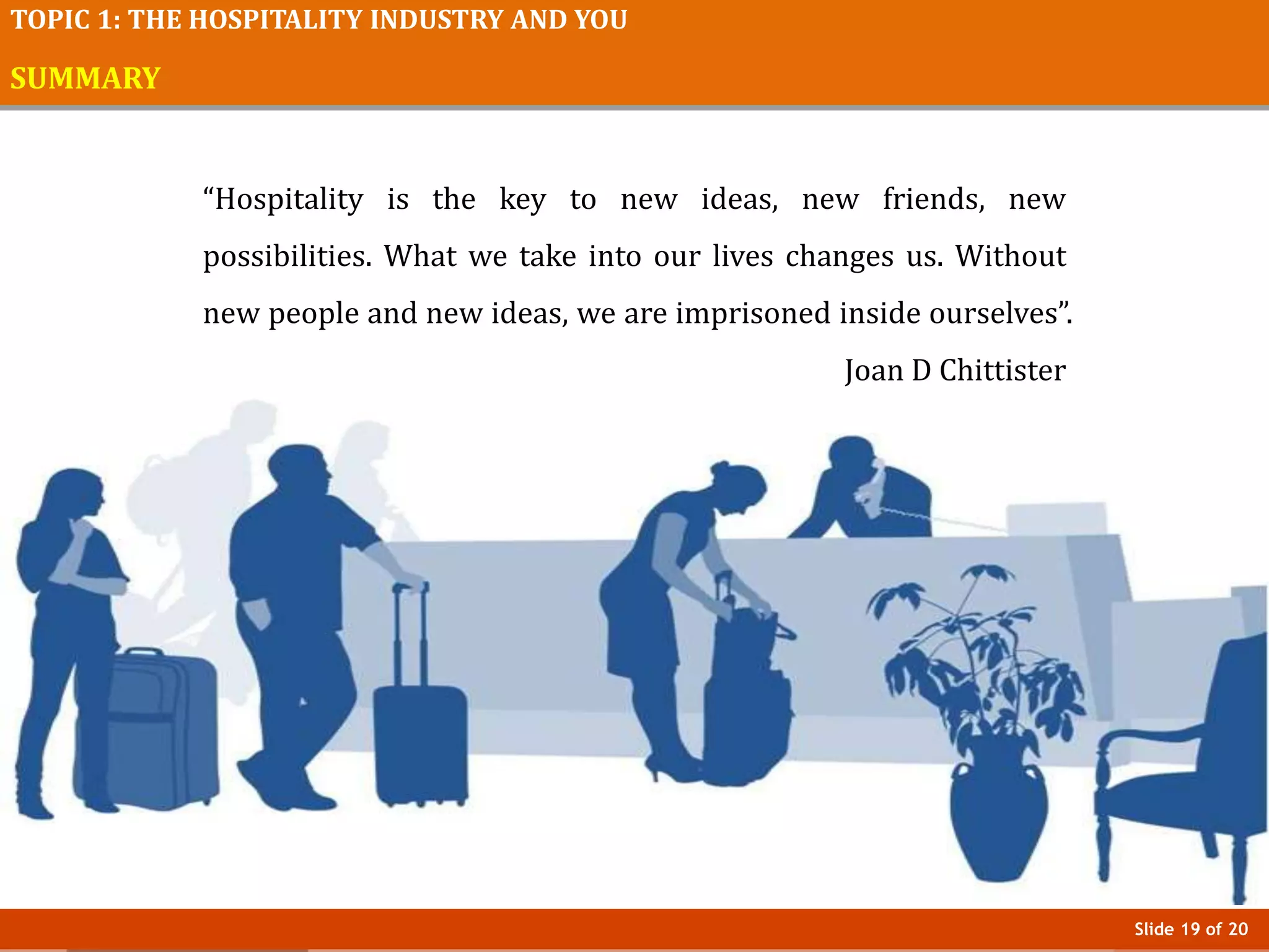 Intro to Hospitality Industry - Unit 1 | PPT