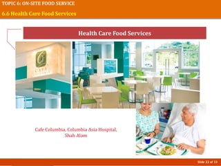 Intro to Hospitality Industry - Unit 6 | PPT