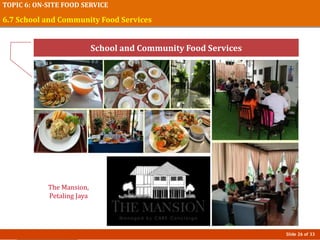 Intro to Hospitality Industry - Unit 6 | PPT