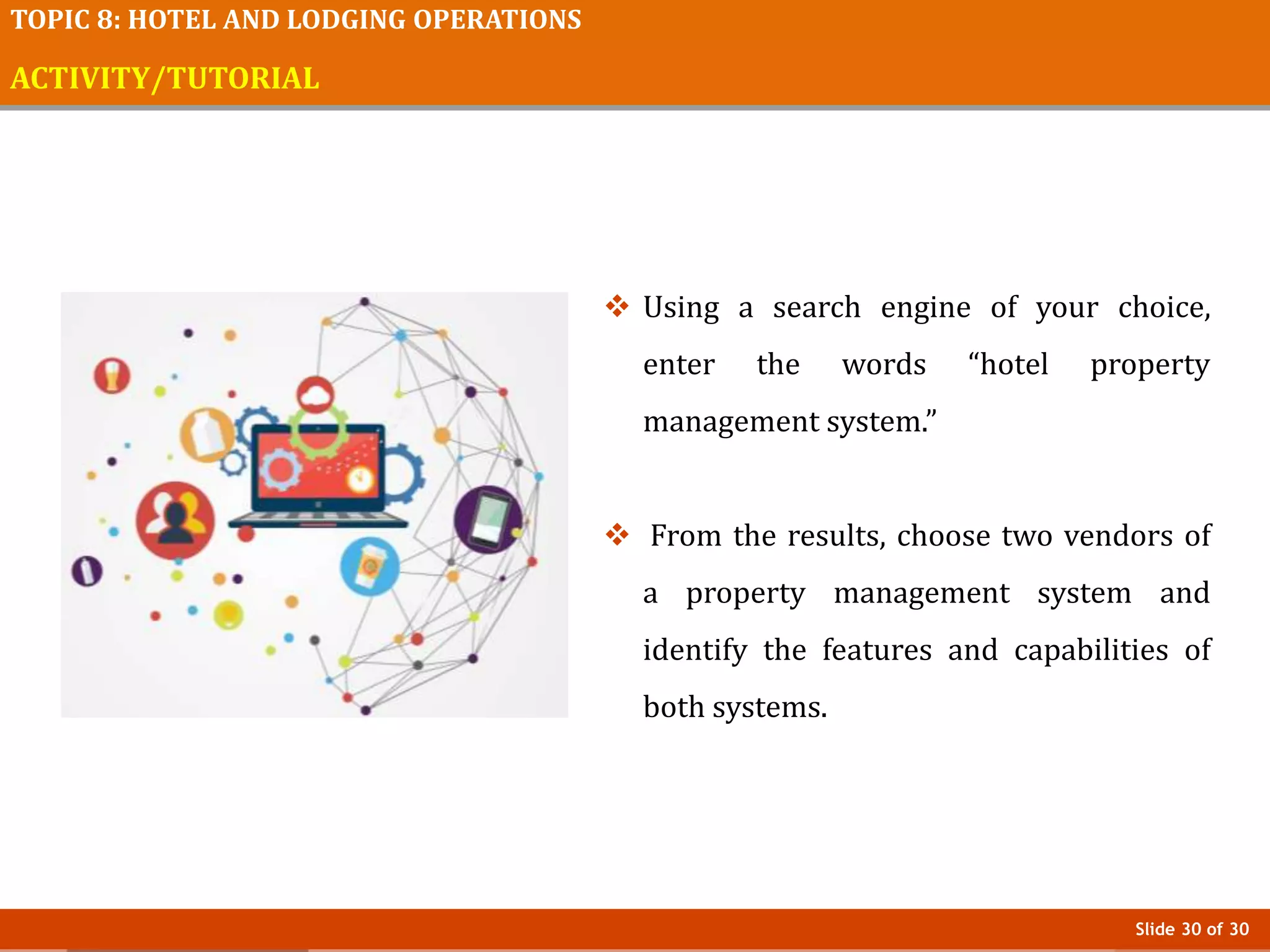 Intro to Hospitality Industry - Unit 8 | PPT