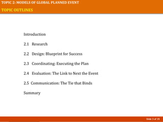 Event Management - Unit 2 | PPT | Business Expos & Conferences | Events
