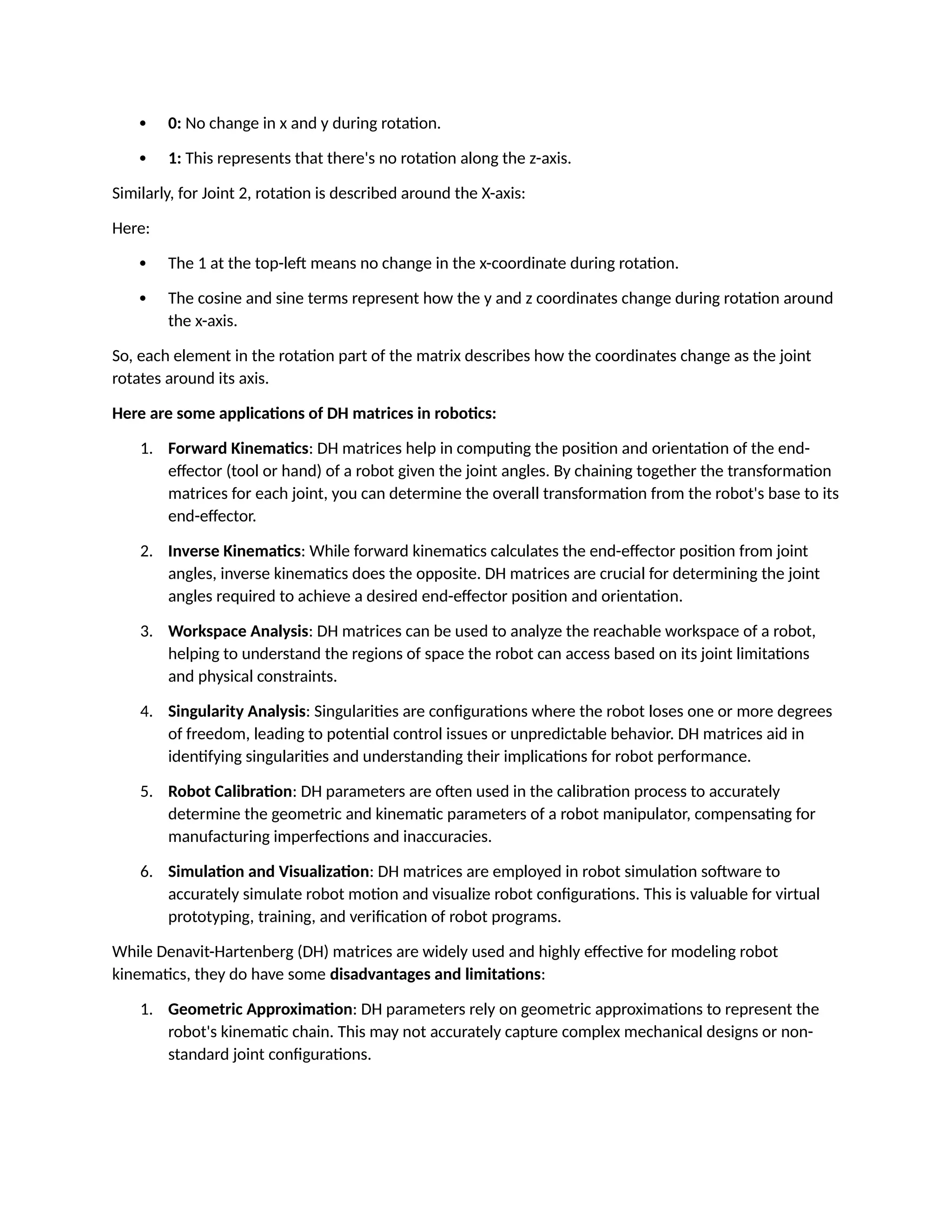 DH matrix or Denavit for robotics and its applications | DOCX