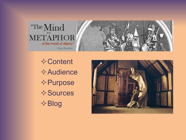 DH Metaphor Project Presentation | PPT
