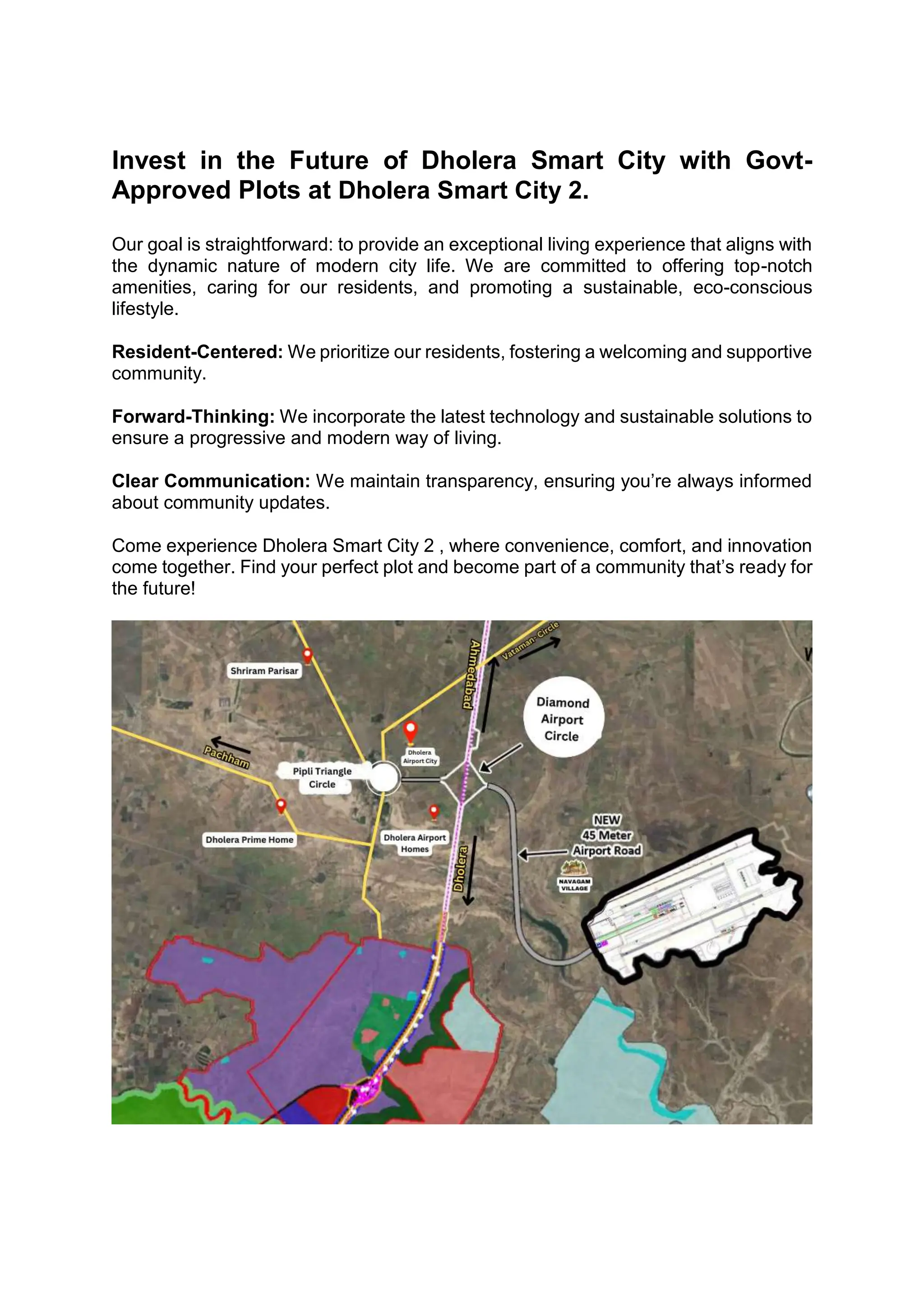 Dholera Smart City A Vision for India's Future | PDF