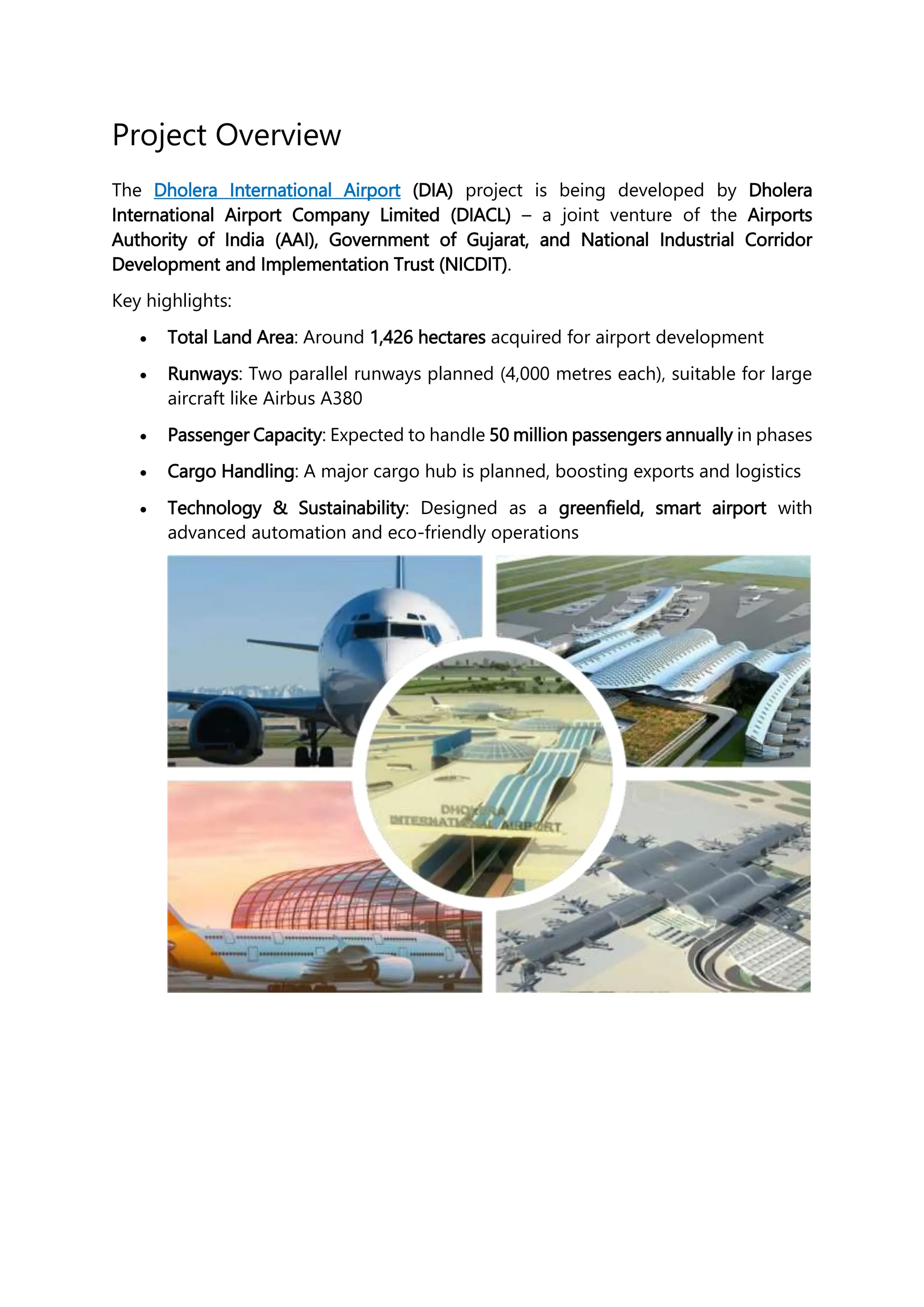 Dholera International Airport The Gateway to India’s First Greenfield ...
