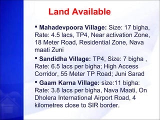 Dholera SIR Property | PPT