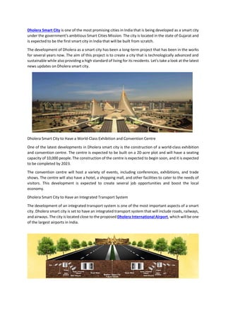 Dholera Smart City best investment destination hub of india.pdf