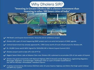 Dholera Smart City Phase 1 - Project Layout and Features | PPTX