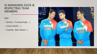 Dhoni the leader | PPTX