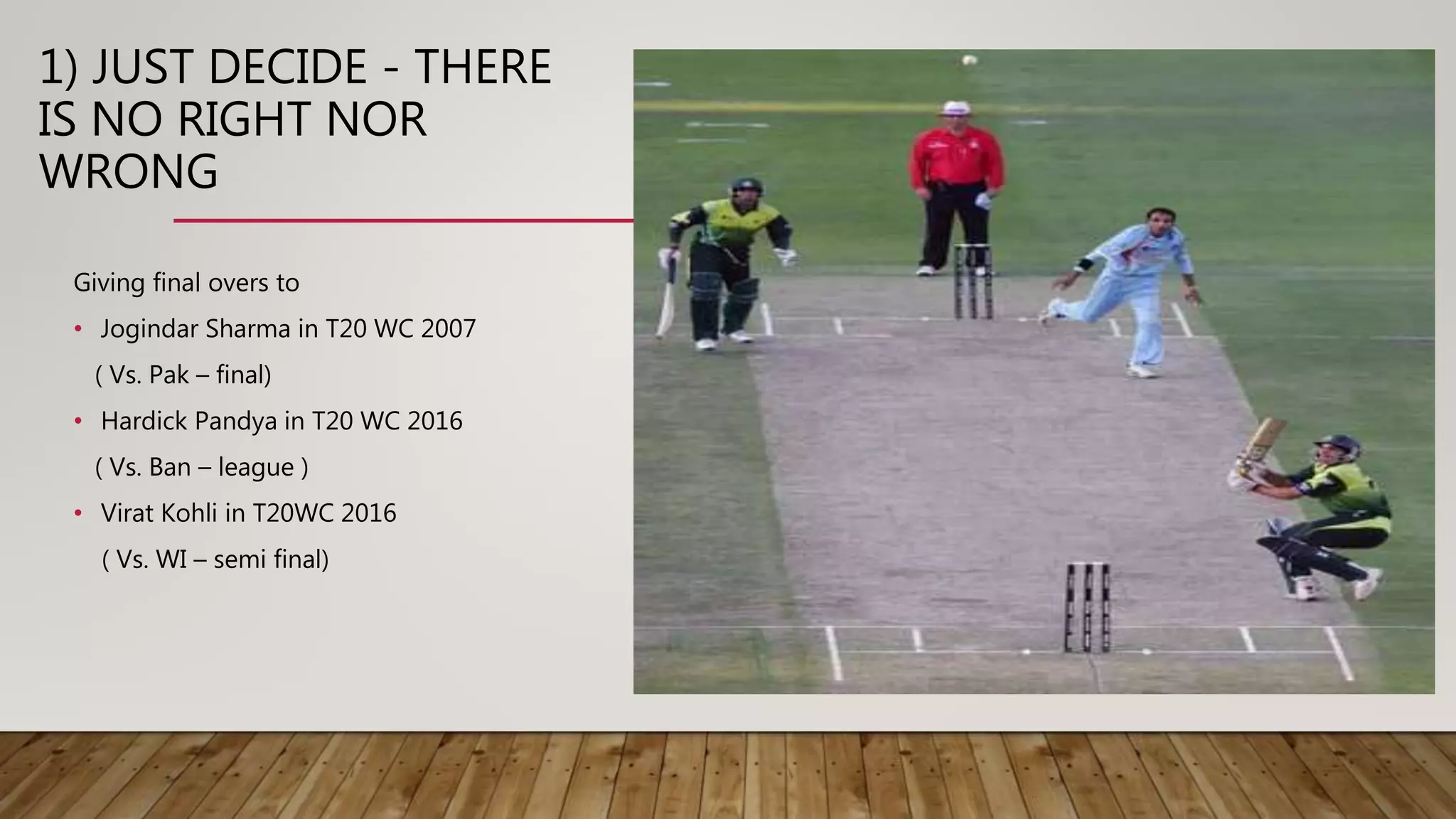 Dhoni the leader | PPTX