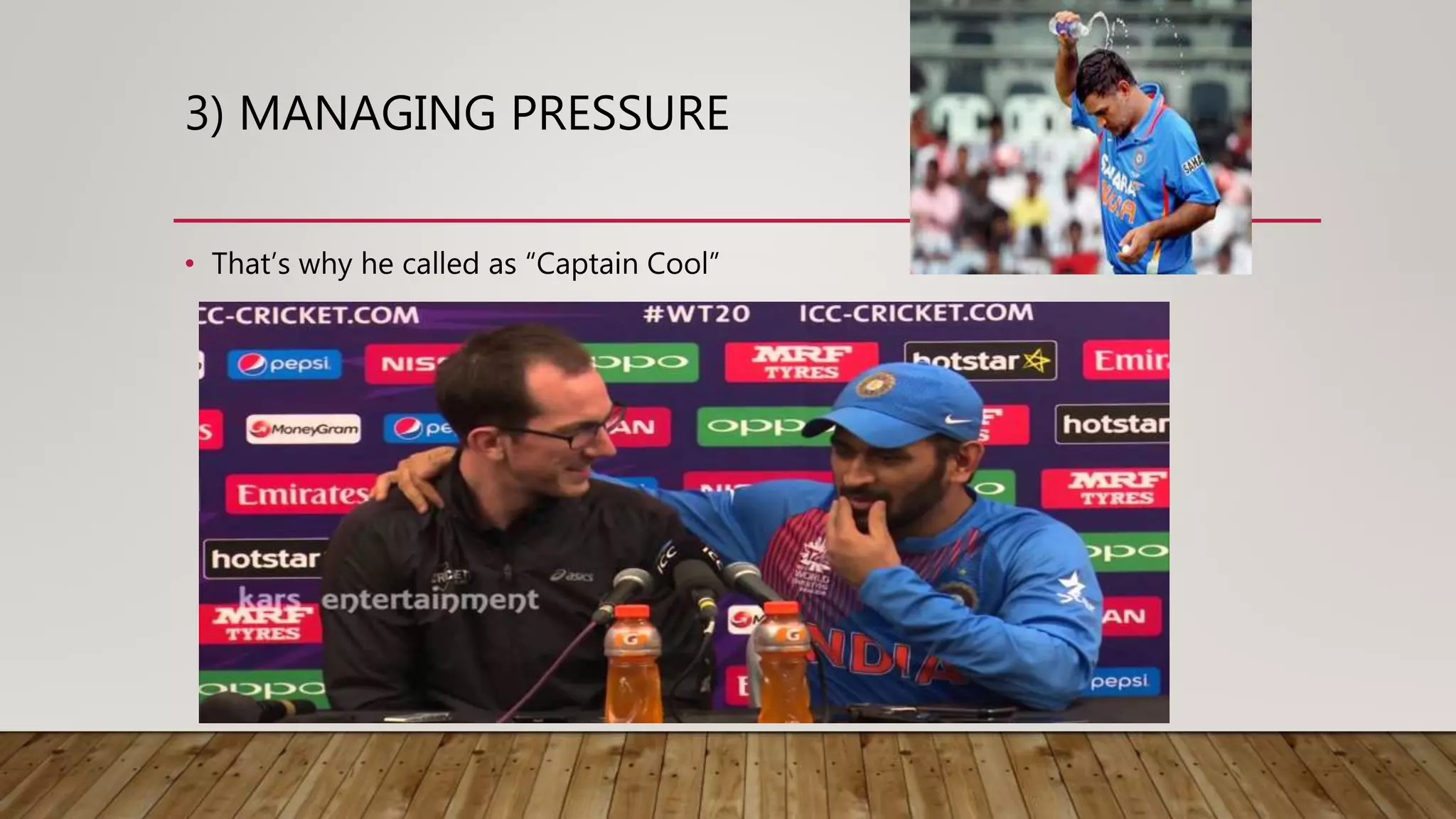 Dhoni the leader | PPTX