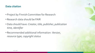 Research data management for historians | PPTX | Databases | Computer Software and Applications